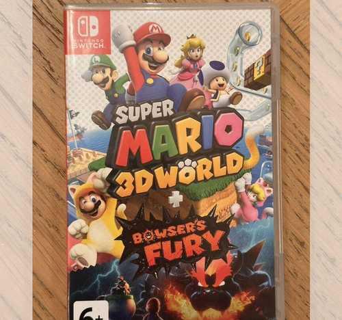 Super Mario 3D world bowser s fury для Switch