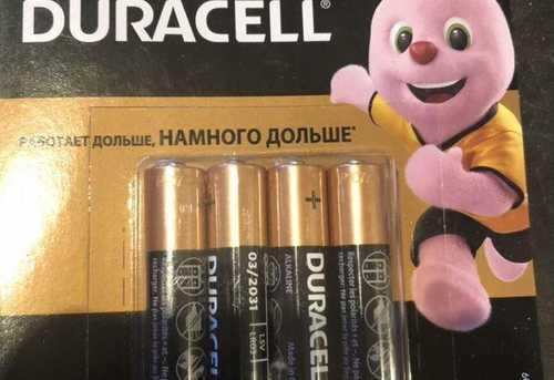 Батарейки duracell AAA 4 шт