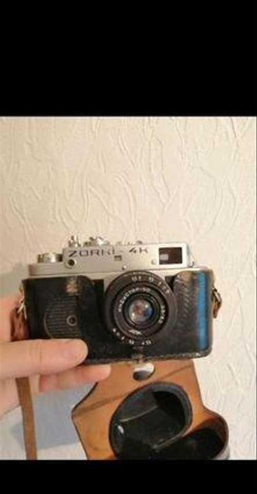 Плёночный фотоаппарат zorki-4K, СССР