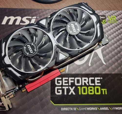 Видеокарта gtx 1080 ti 11 msi armor