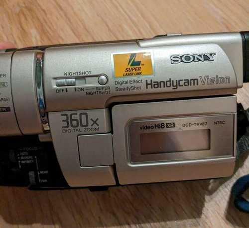 Видеокамера sony handycam vision