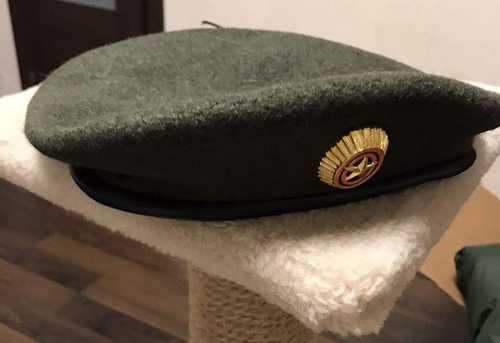 Берет военный оливковый