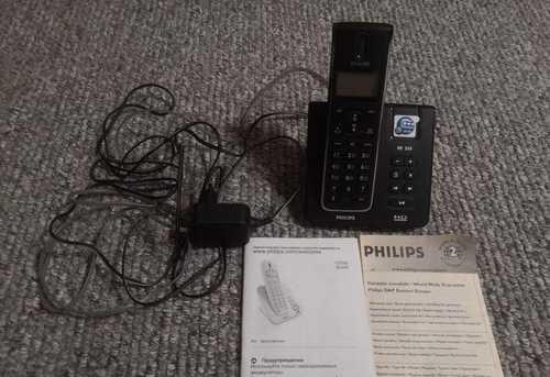 Радиотелефон с автоответчиком philips SE255