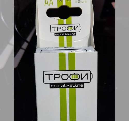 10 батареек аа Трофи Eco Alkaline LR6