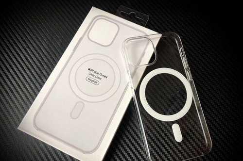 Чехол на iPhone 13 mini с MagSafe прозрачный