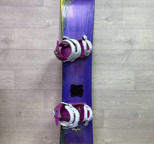 Сноуборд Morrow Scape 147 б/у   Крепления USD Pro Blues Pink/White M