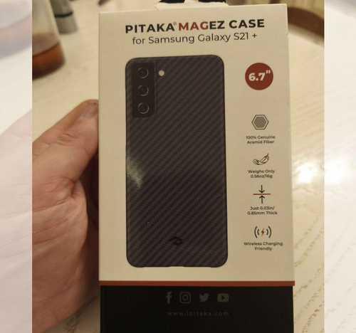 Чехол магнитный Pitaka MagEz Samsung Galaxy s21  