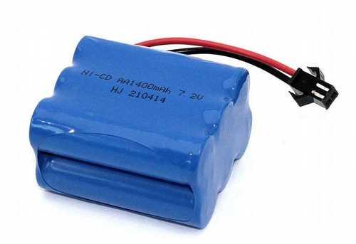 Аккумулятор Ni-Cd 7.2V 1400 mAh AA Row разъем SM