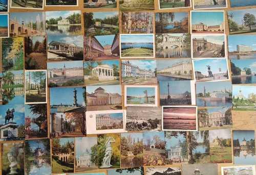 94 открытки (чистые) Ленинград, Петергоф, Пушкин