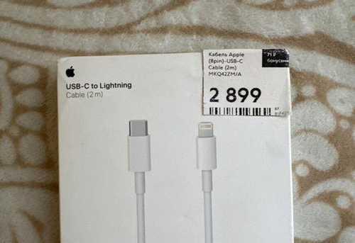 Кабель Apple USB-C to Lightning Cable 2m MKQ42ZM/A