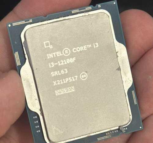 Процессор intel core i3 12100f