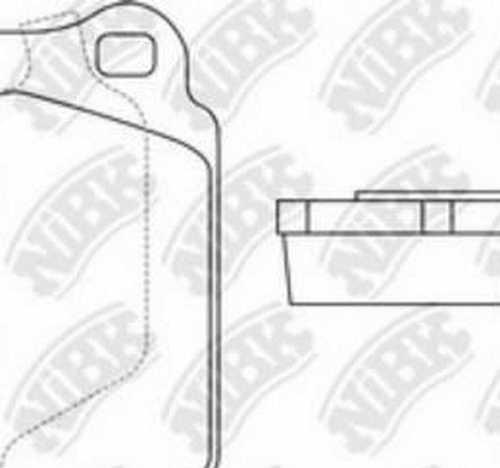 Nibk PN0486 PN0486-nibk колодки дисковые передние\ VW Touareg, Land Rover Range Rover 3.2-4.2i/3.0TD