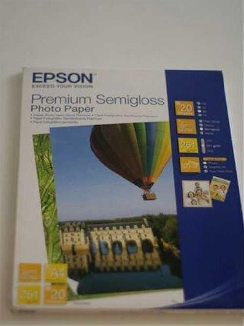 Фотобумага Epson Premium Semigloss A4