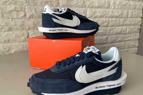 Sacai x Fragment x Nike LDWaffle Blue Void 8 US
