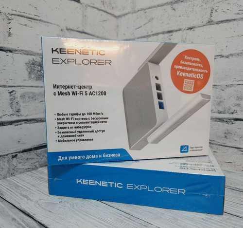 Wi-fi роутер Keenetic Explorer KN-1621. Новый