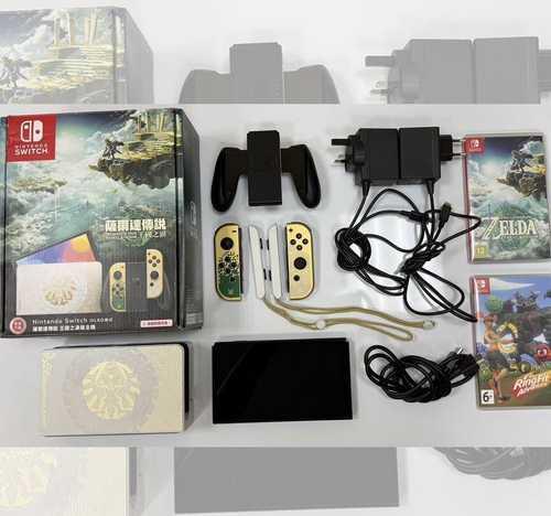 Nintendo Switch oled Zelda Edition не прошитая   и