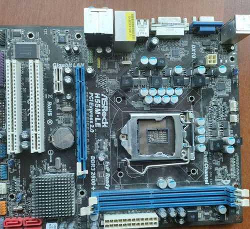 Материнская плата ASRock h55m-le