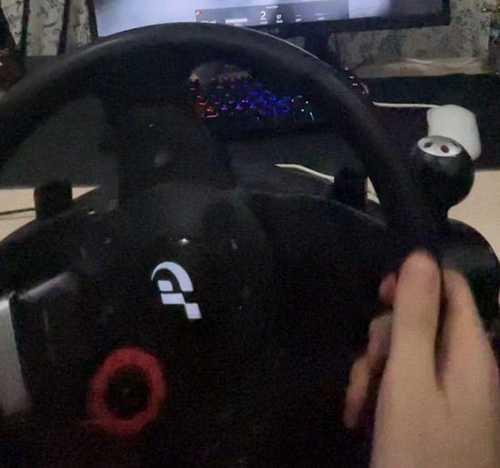 Руль logitech driving force gt