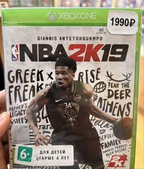 NBA 2K19 диск для Xbox новый
