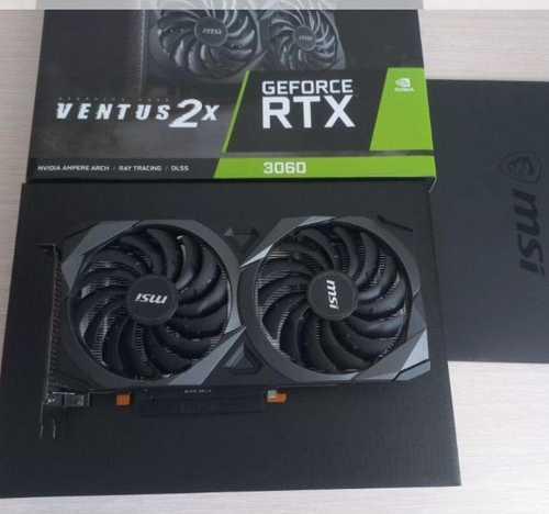 Видеокарта MSI rtx 3060 ventus 2x 12gb