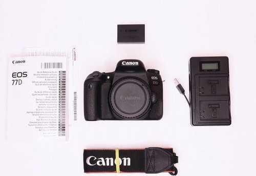 Фотоаппарат Canon 77D (пробег 7400) body
