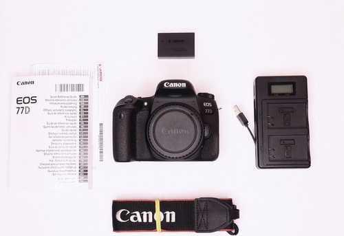 Фотоаппарат Canon 77D (пробег 7400) body