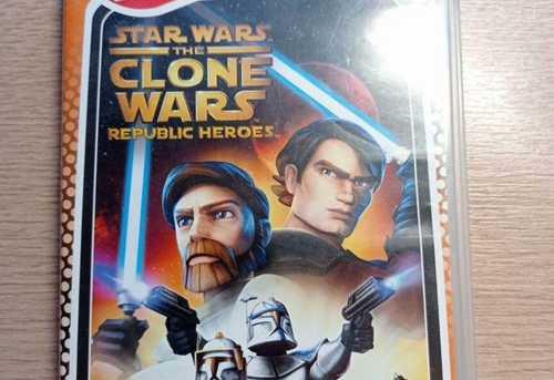 Star wars. The clone wars. Диск для PSP
