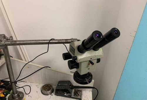 Микроскоп (+зип, подсветка, крепление)
