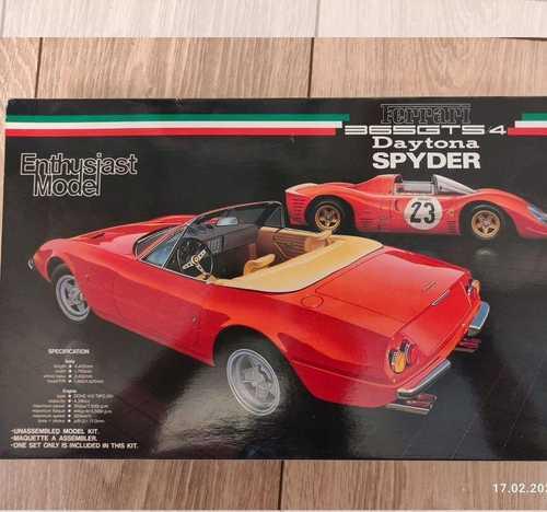 Сборная модель Ferrari 365GTS Fujimi 1/24