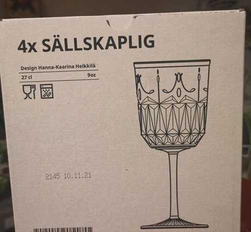 Бокалы для вина Сэлльскаплиг (Sällskaplig). Икеа