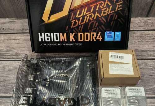 Комплект i3 12100f, h610 m k ddr4 8+8