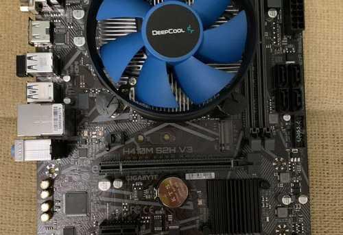 Связка Gigabyte H410M S2H V2+ Pentium g6405+ кулер