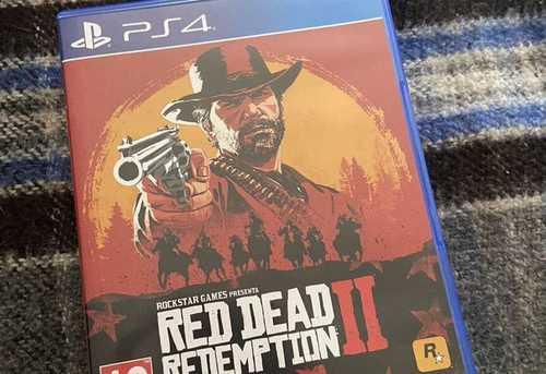 Диск Red Dead Redemption 2 на PS4
