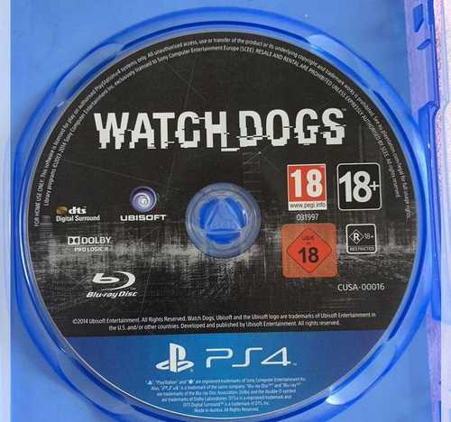 Игры на ps4 watch dogs