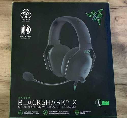 Игровые наушники razer blackshark v2 x