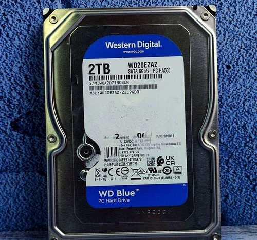 Жесткий диск 3.5 WD Blue 2TB