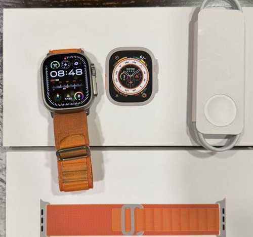 Apple watch ultra 1 Alpine Loop Orange