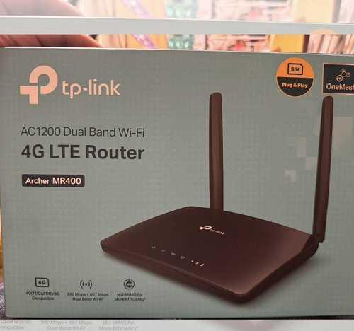 Wifi роутер 4g модем tp-link archer mr400