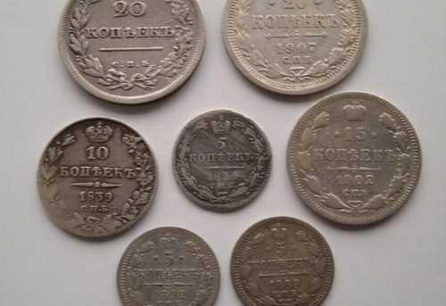 5, 10, 15, 20 копеек 1813-1907 год