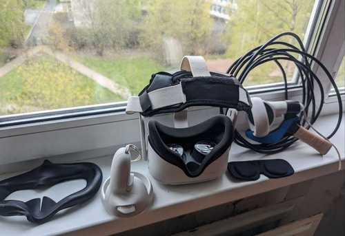 Oculus Quest 2 256gb + аксессуары и кабель