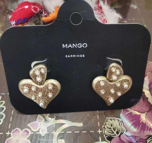 Серьги Mango новые