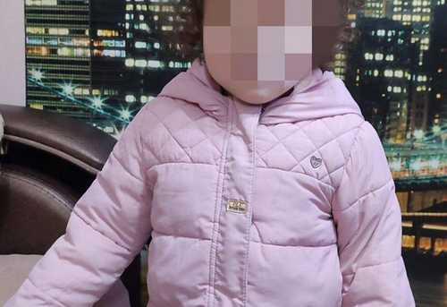 Демисезонная куртка на девочку zara baby girl 92