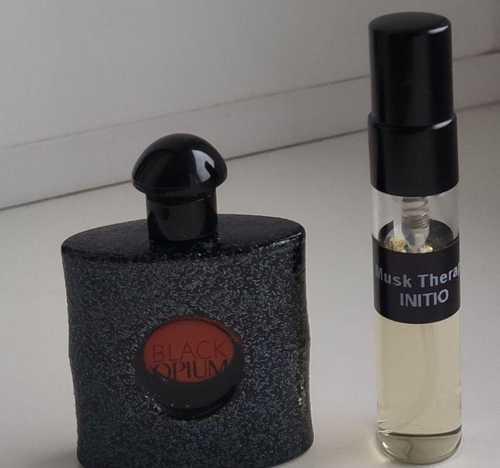 Ysl black opium, initio musk therapy