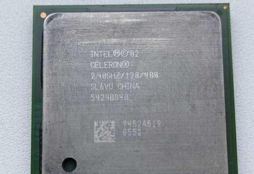 Процессор Celeron 2.4, сокет 478 (SL6VU)