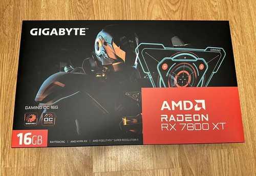 Видеокарта AMD Radeon RX 7800 XT gaming OC 16GB