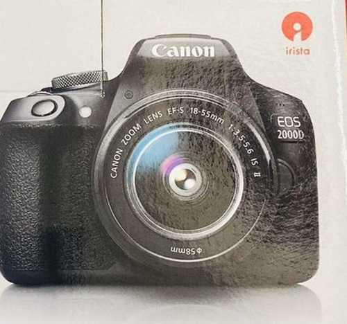 Canon 2000d kit 18-55mm новый