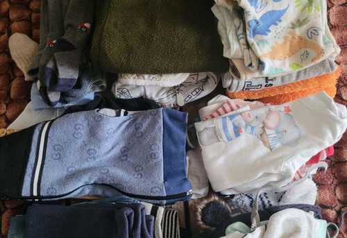 Пакет одежды на мальчика 6-12 месяцев