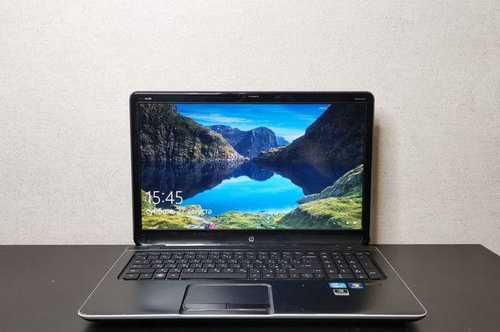 HP dv7, 17.3", Core i7 8ядер, GeForce 2Гб, SSD+HDD
