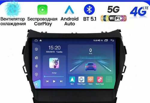 Штатная магнитола Mekede M6 Pro+ Хендай Санта Фе