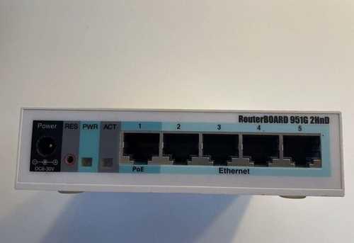 Wifi роутер mikrotik RB 951G - 2HnD